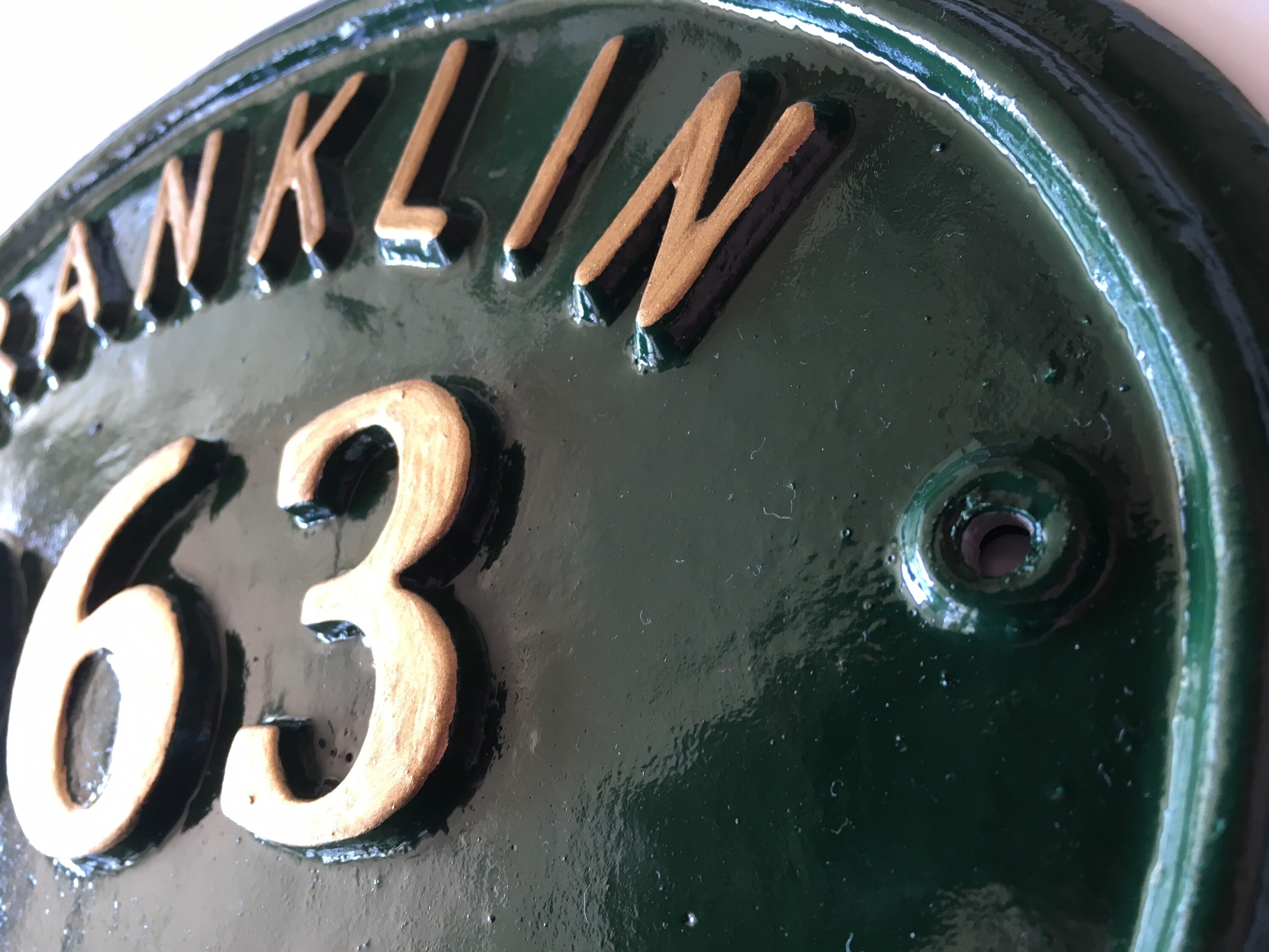 Colonial Style House Numbers Personalized House Number - Etsy Australia