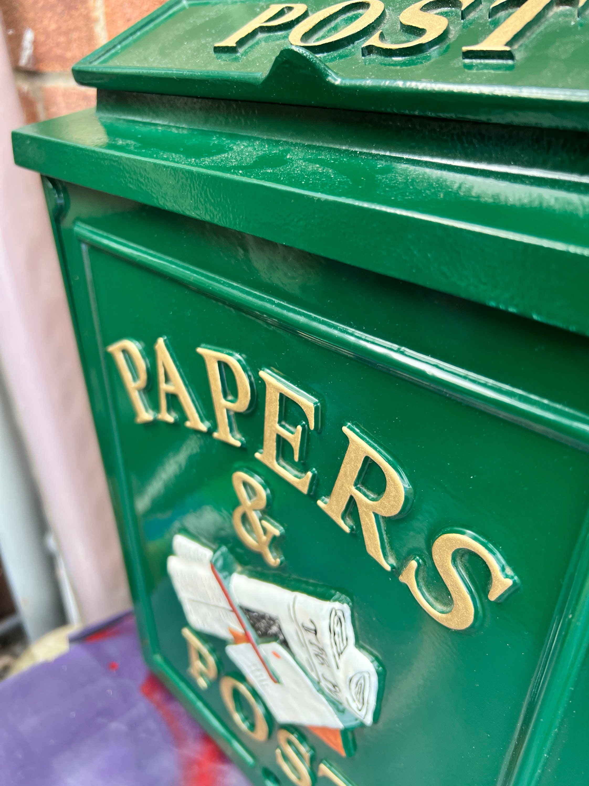 Designer Post Box Bespoke Custom Mailbox Exclusive Postbox - Etsy UK