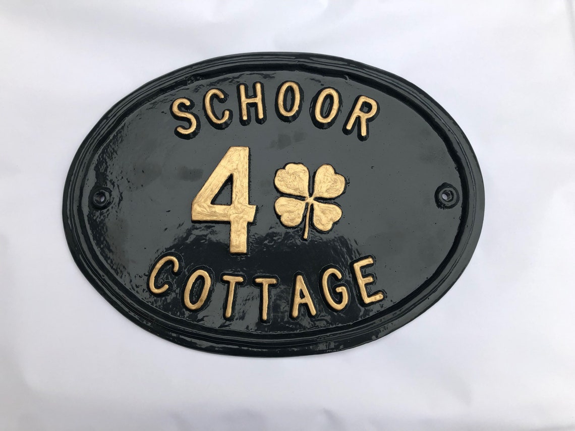 Colonial Style House Sign Personalized House Numbers Address | Etsy UK