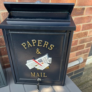 Designer Mail Box, Bespoke Custom Mailbox, Exclusive Postbox, Unique ...