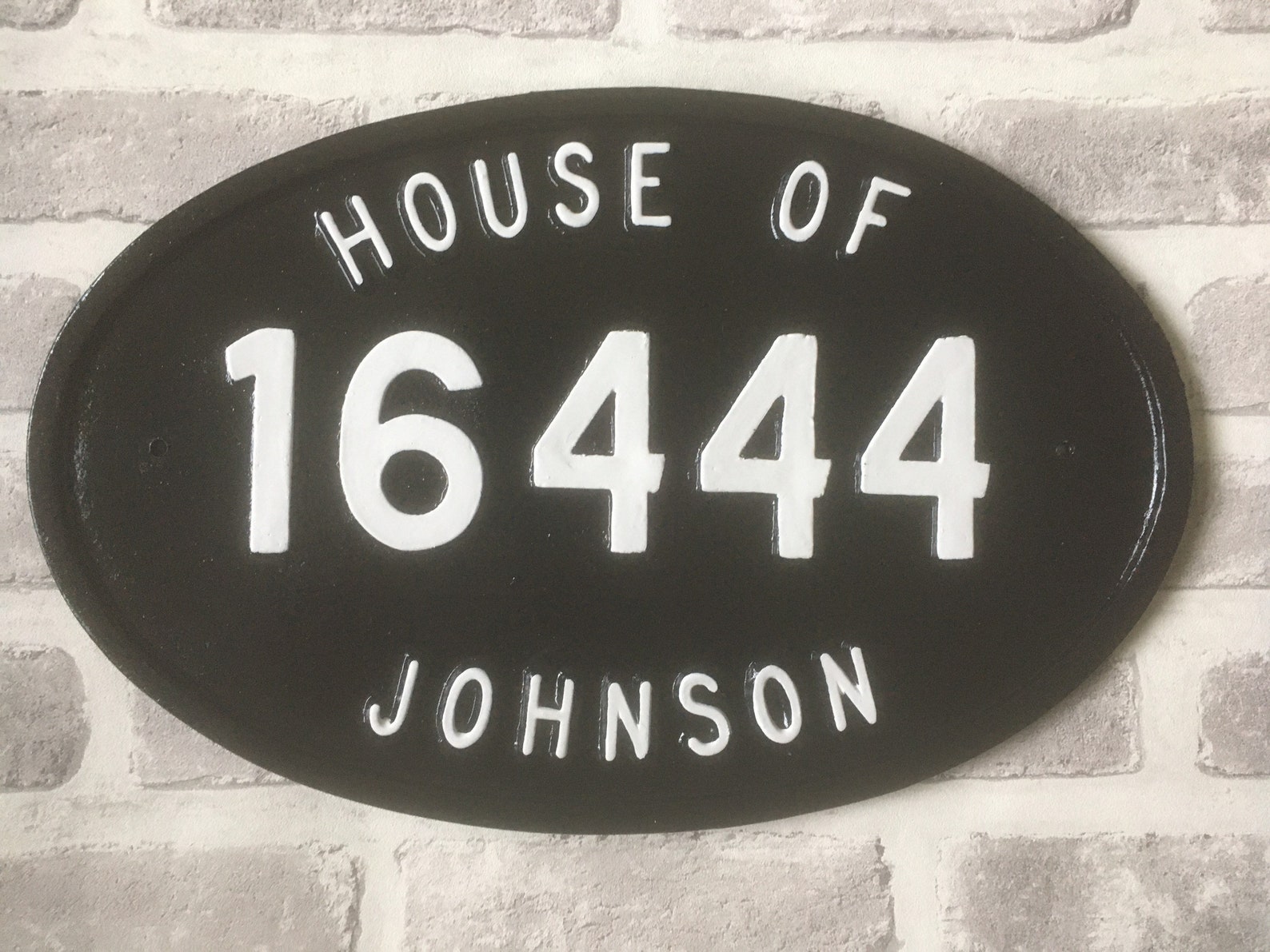 Address plaque for house colonial style house sign | Etsy