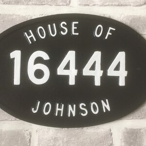 Address Plaque for House, Colonial Style House Sign, Personalized ...