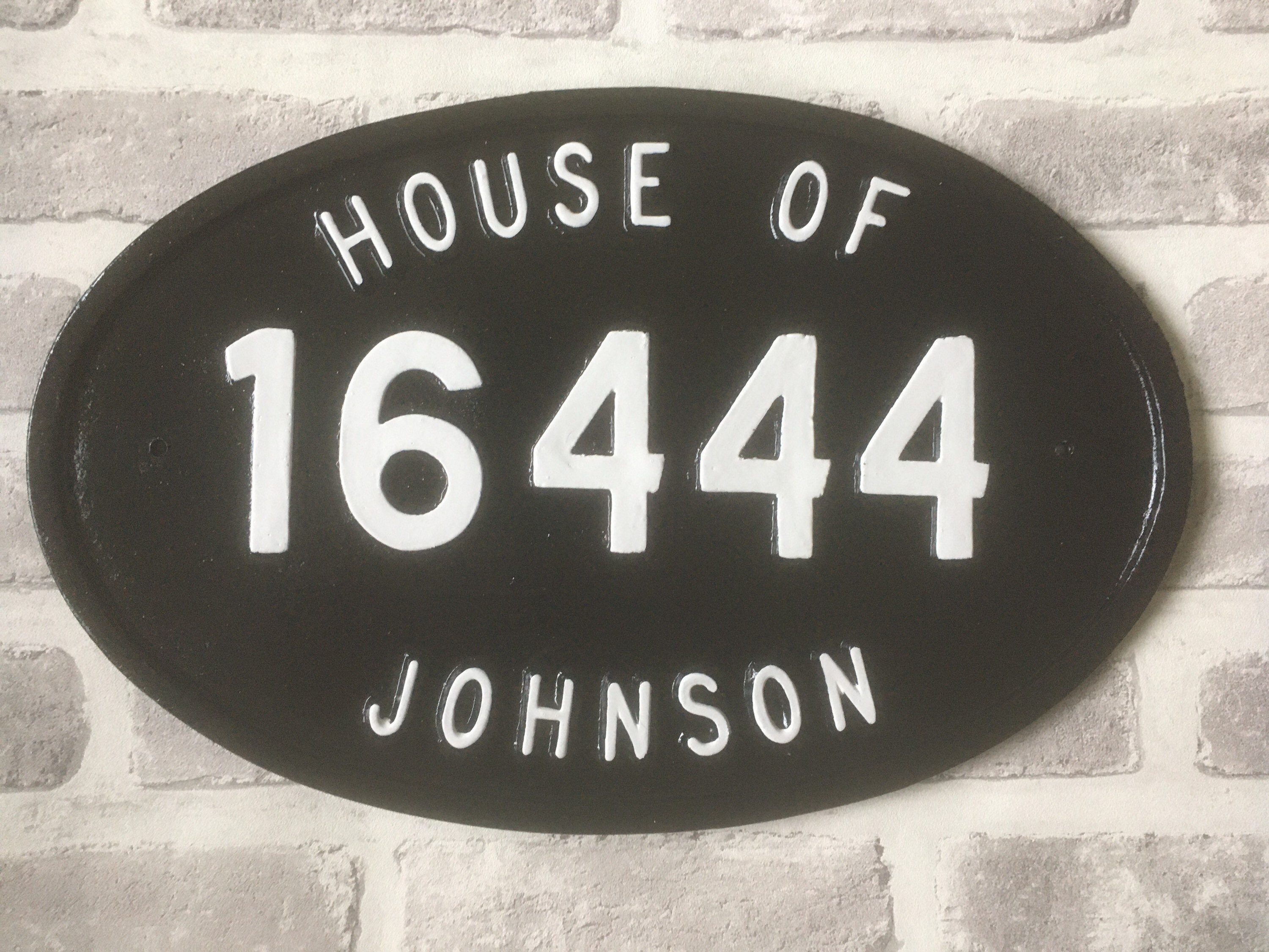 Address Plaque for House Colonial Style House Sign | Etsy