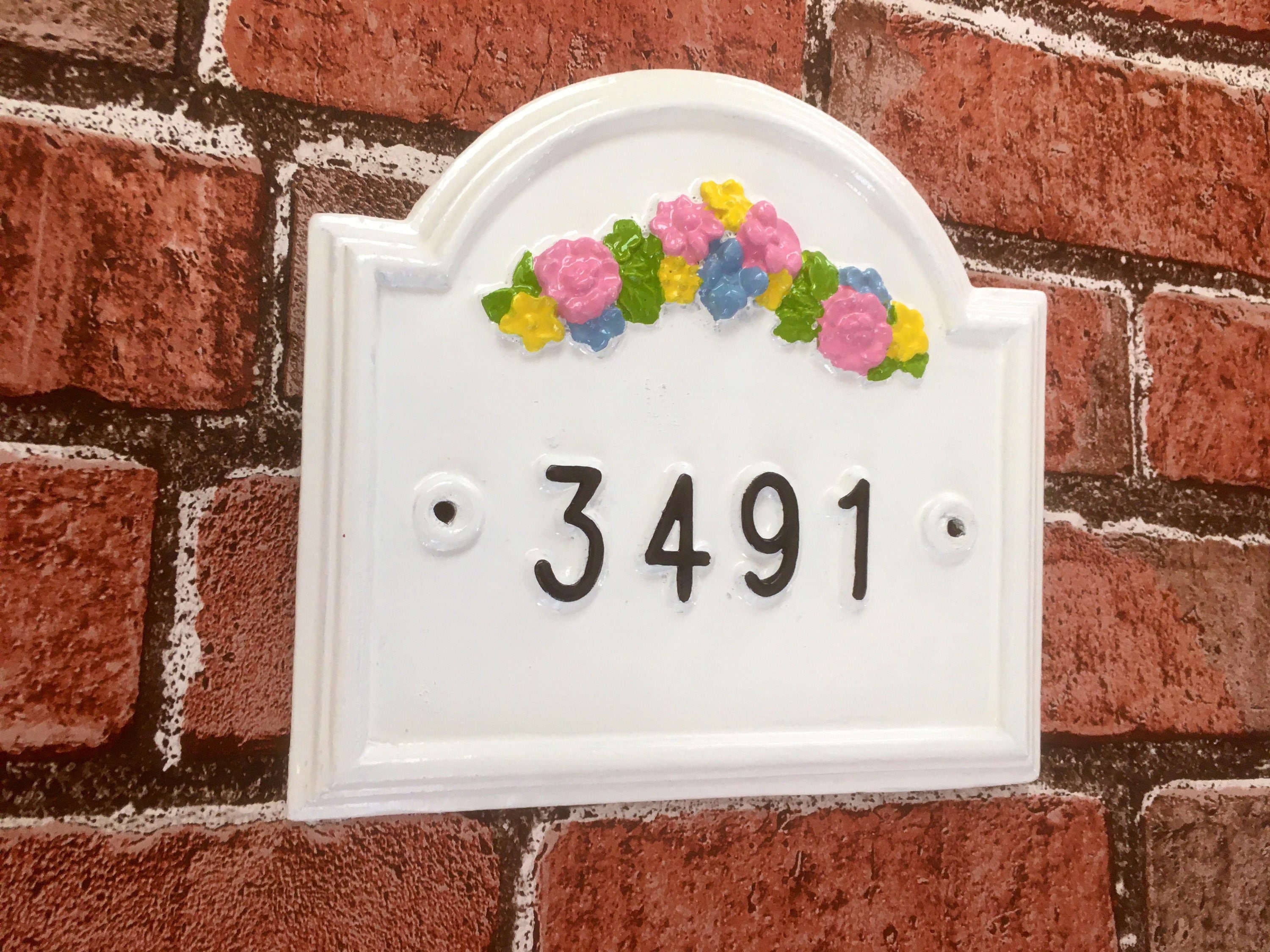 Vintage Traditional Address Sign House Sign House Number - Etsy UK