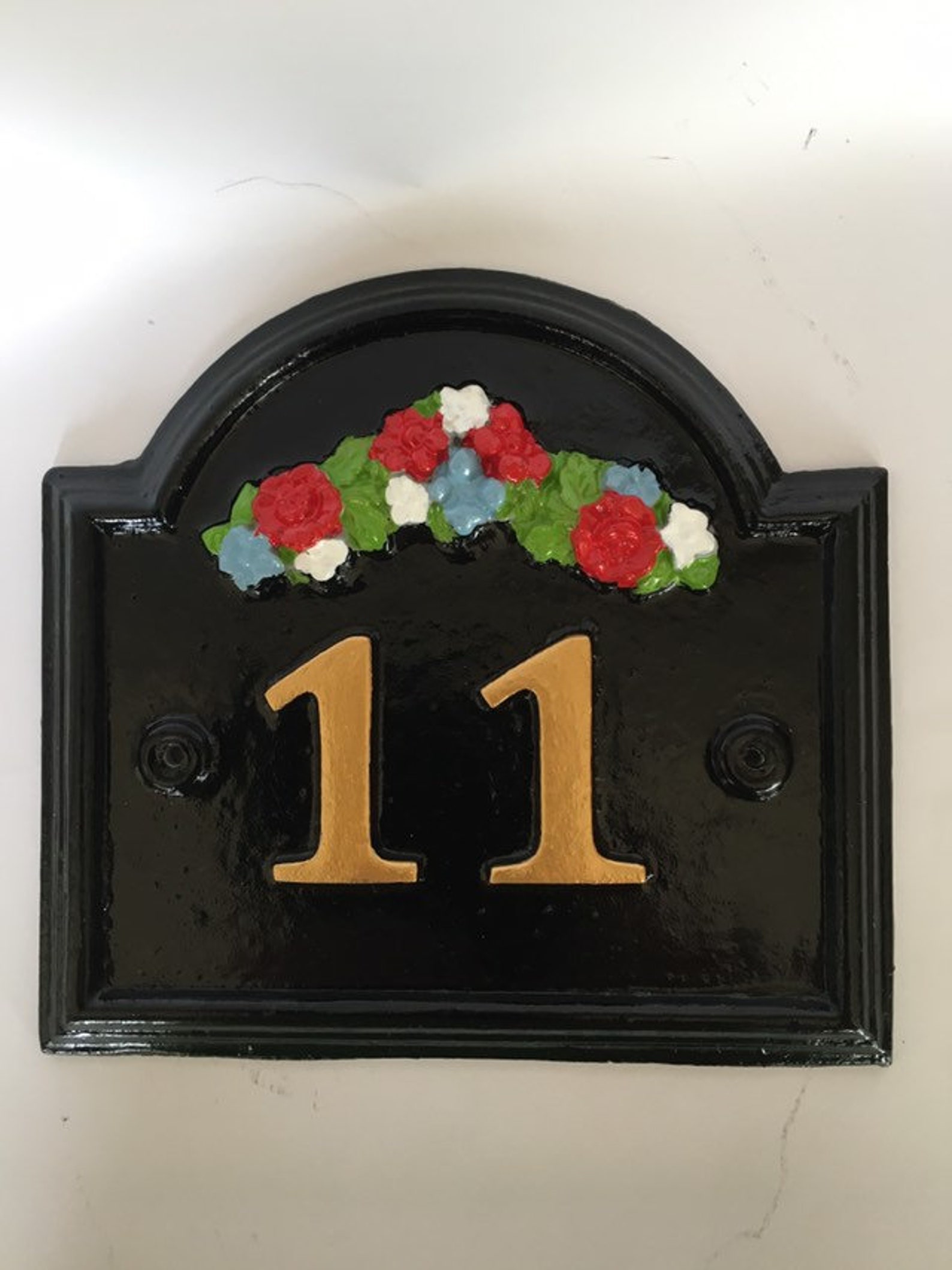 Traditional Vintage House Name Sign Address Number Plate | Etsy