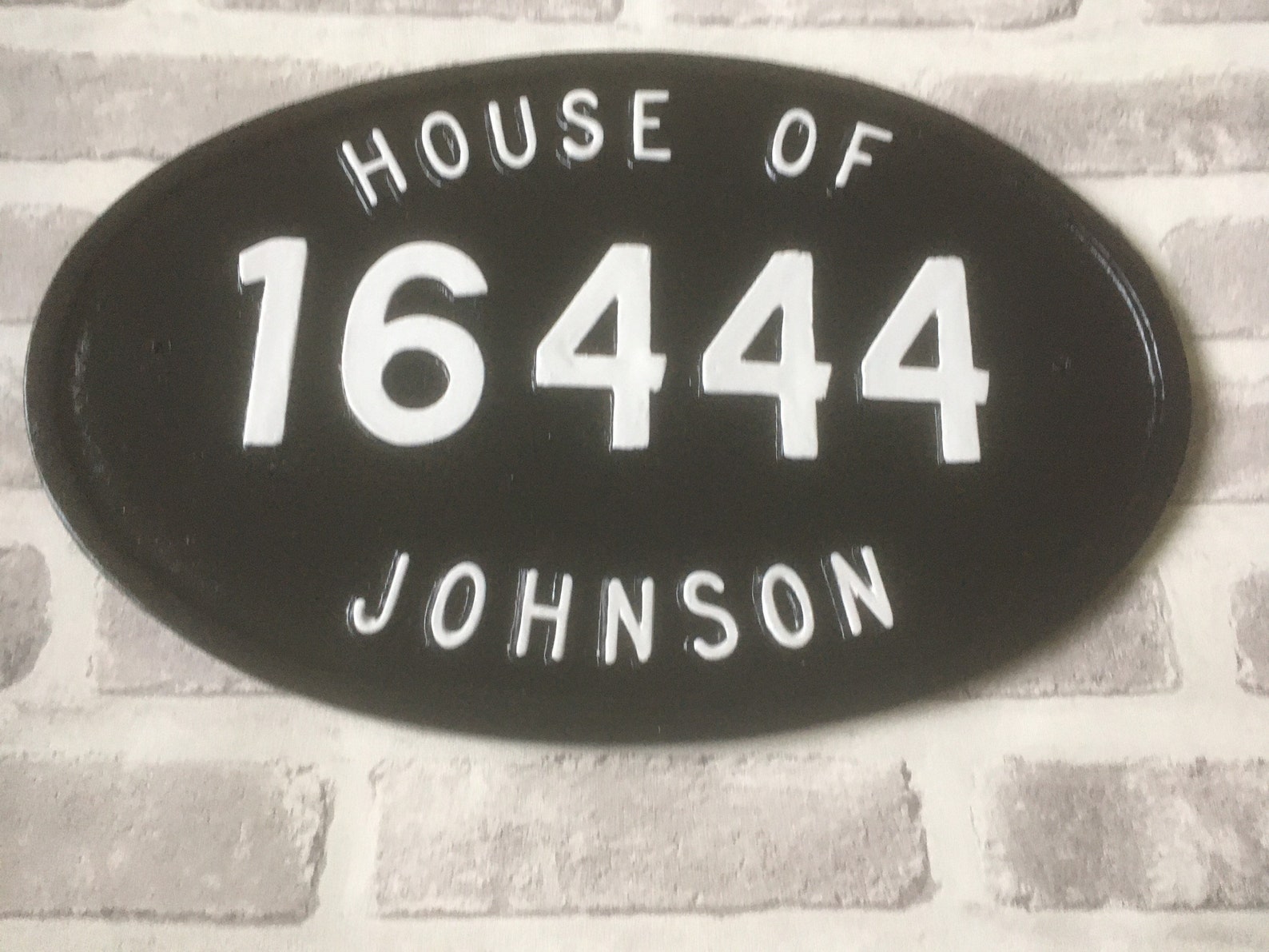 Address plaque for house colonial style house sign | Etsy