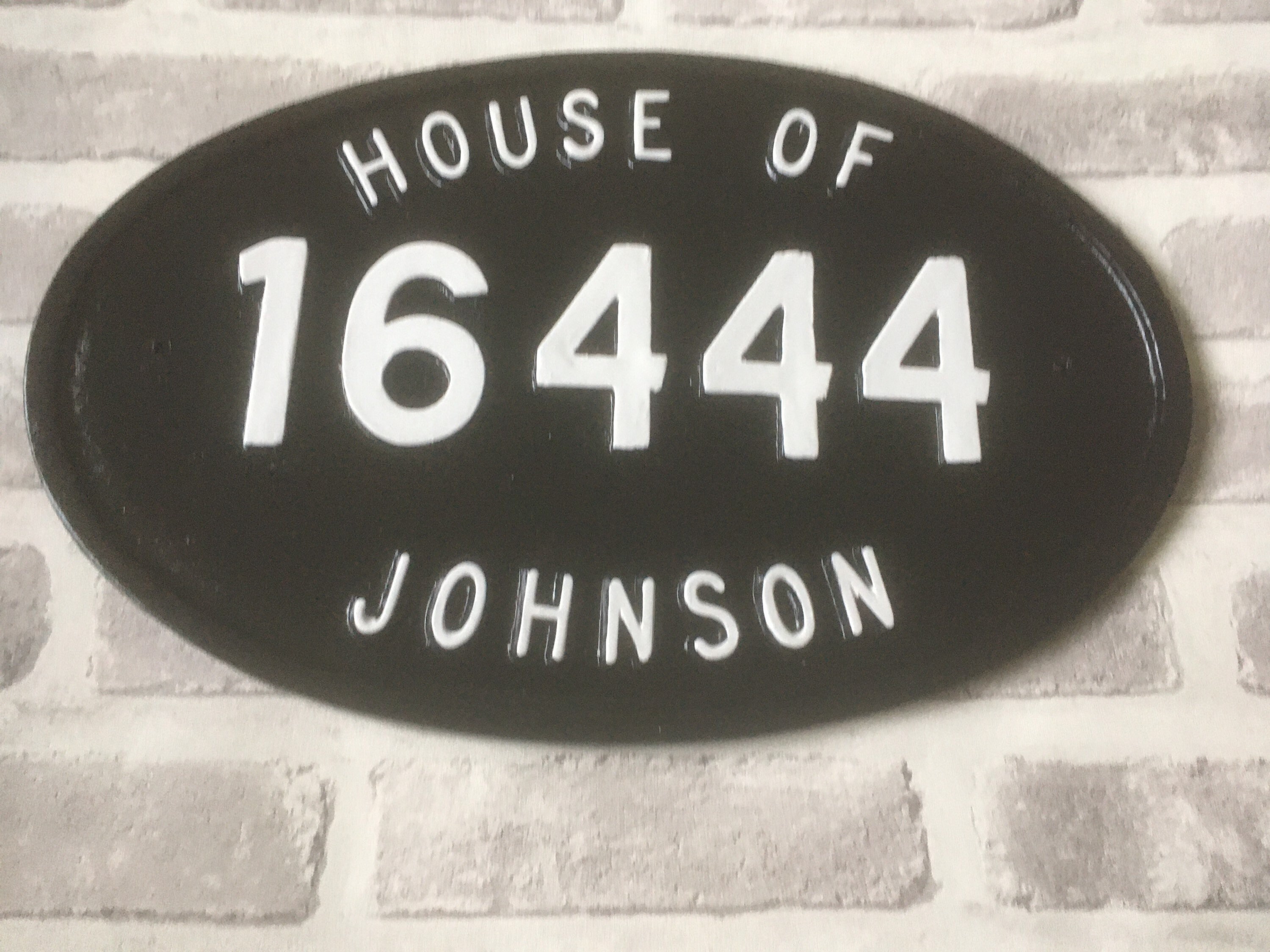 Address plaque for house colonial style house sign | Etsy