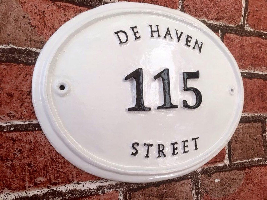 Colonial Style House Numbers Personalized House Number - Etsy Australia