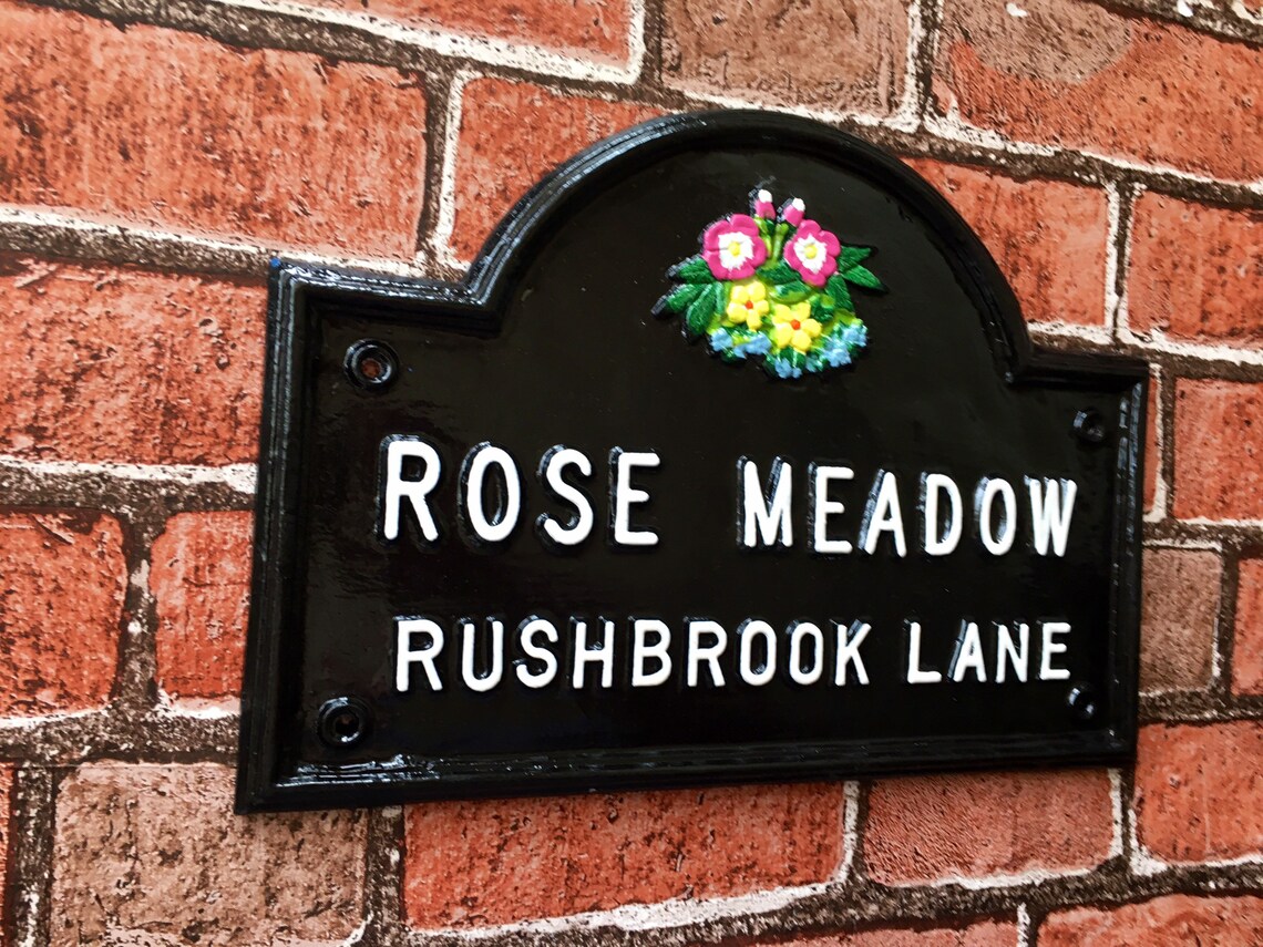 Vintage Traditional House Numbers Personalized House Number | Etsy