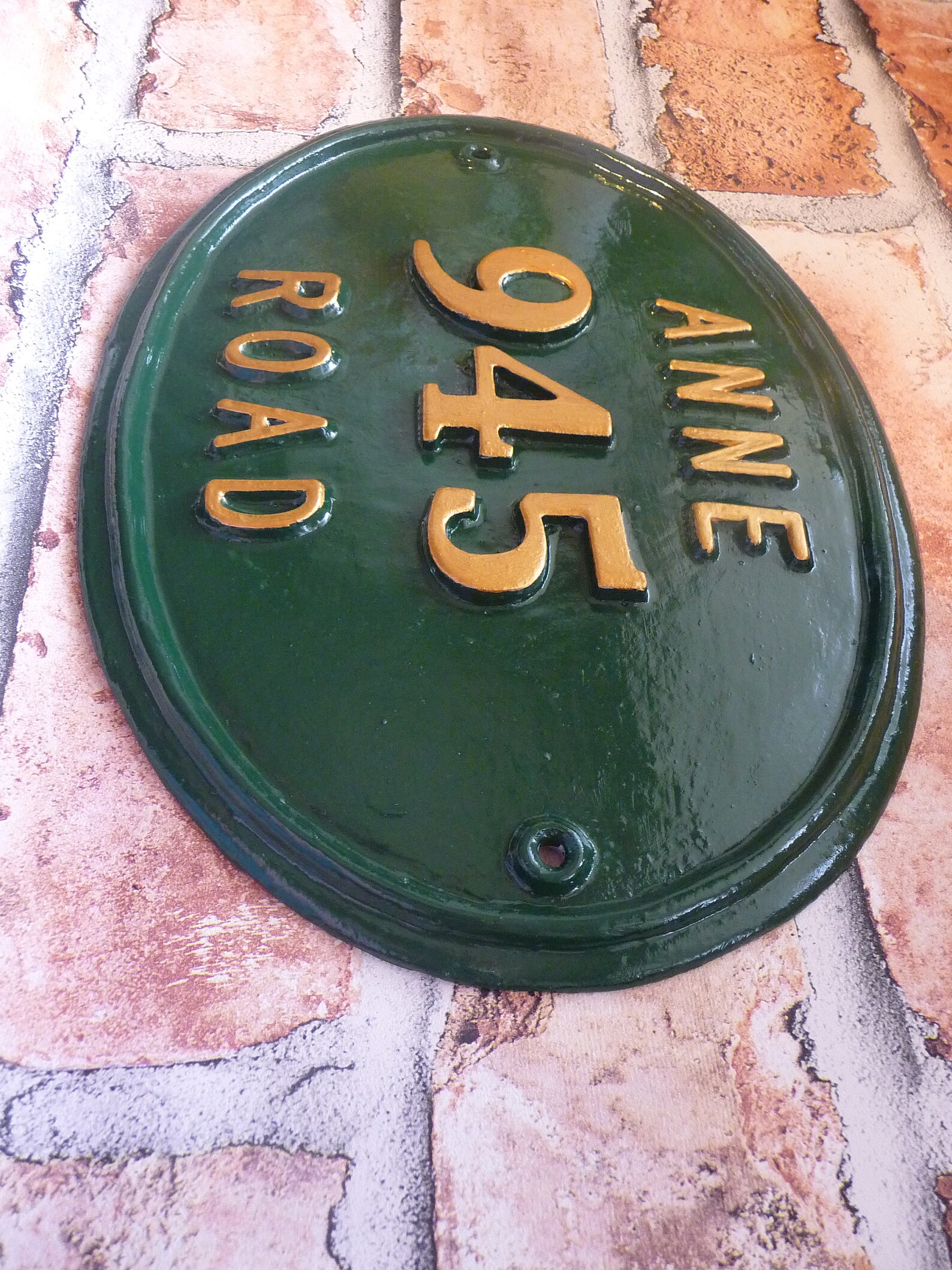 House Number Sign.colonial House Numbers Vintage Address | Etsy