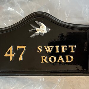 Edwardian /old Victorian Style English House Name Sign. Personalised ...