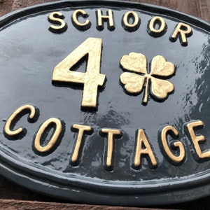 Colonial Style House Sign, Personalized House Numbers, Address Sign ...