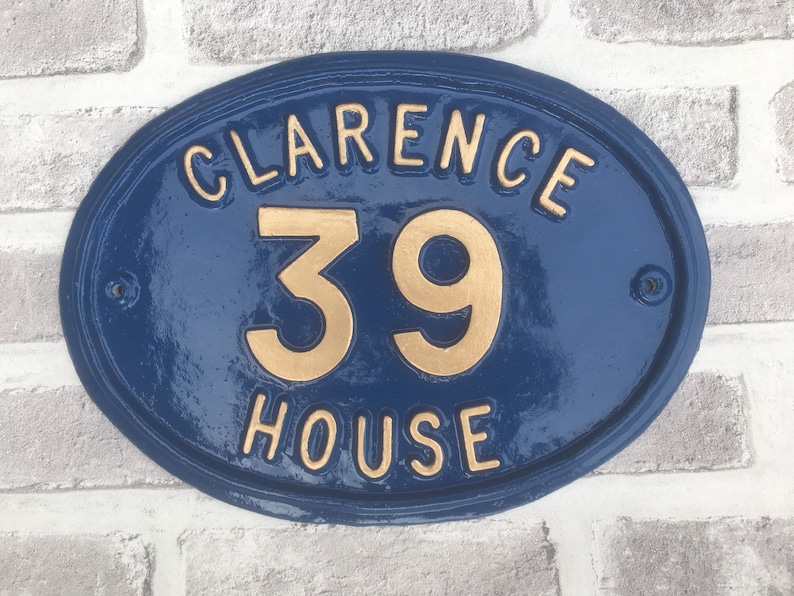 House Number Sign. House Numbers Address Sign Personalised - Etsy