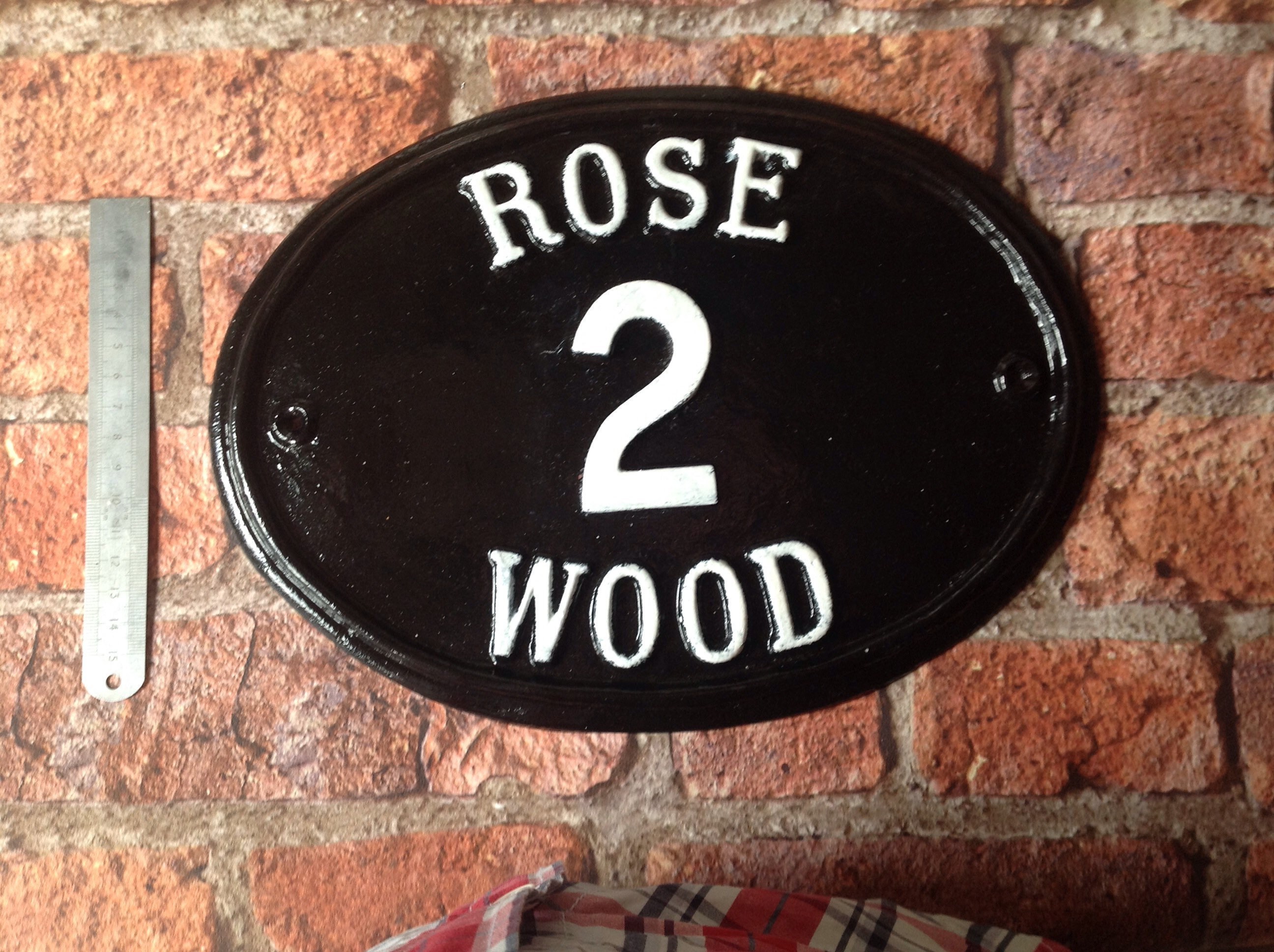 Address Plaque for House Colonial Style House Sign - Etsy Canada