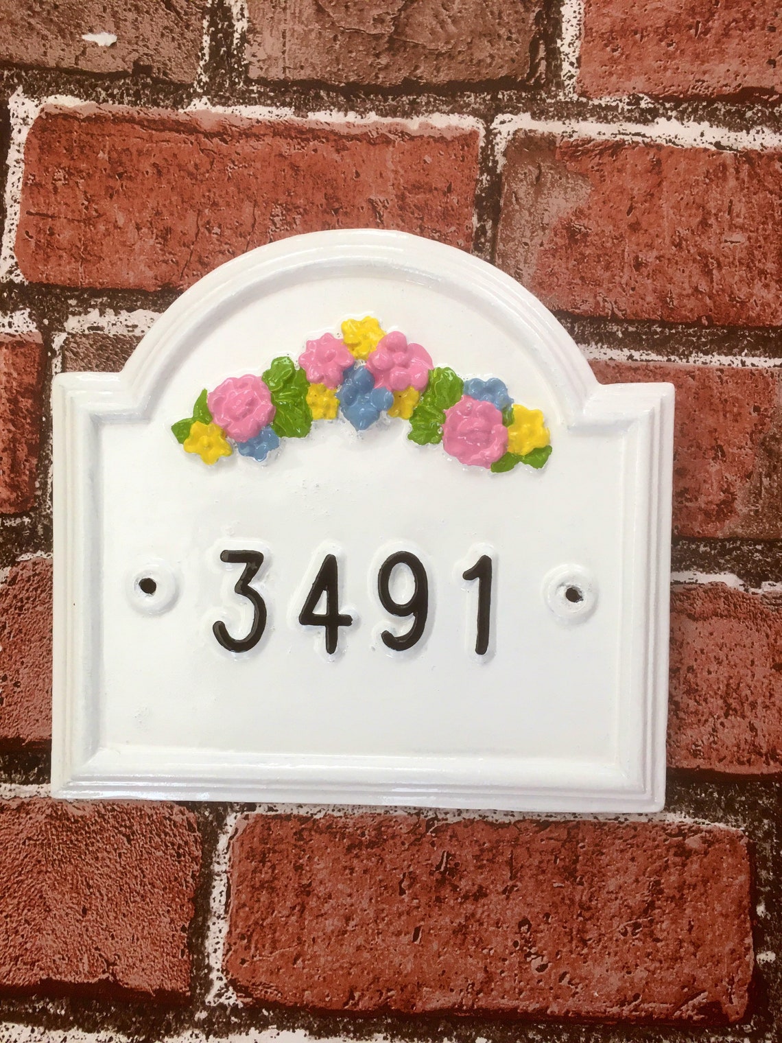 Vintage Traditional Address Sign House Sign House Number - Etsy UK