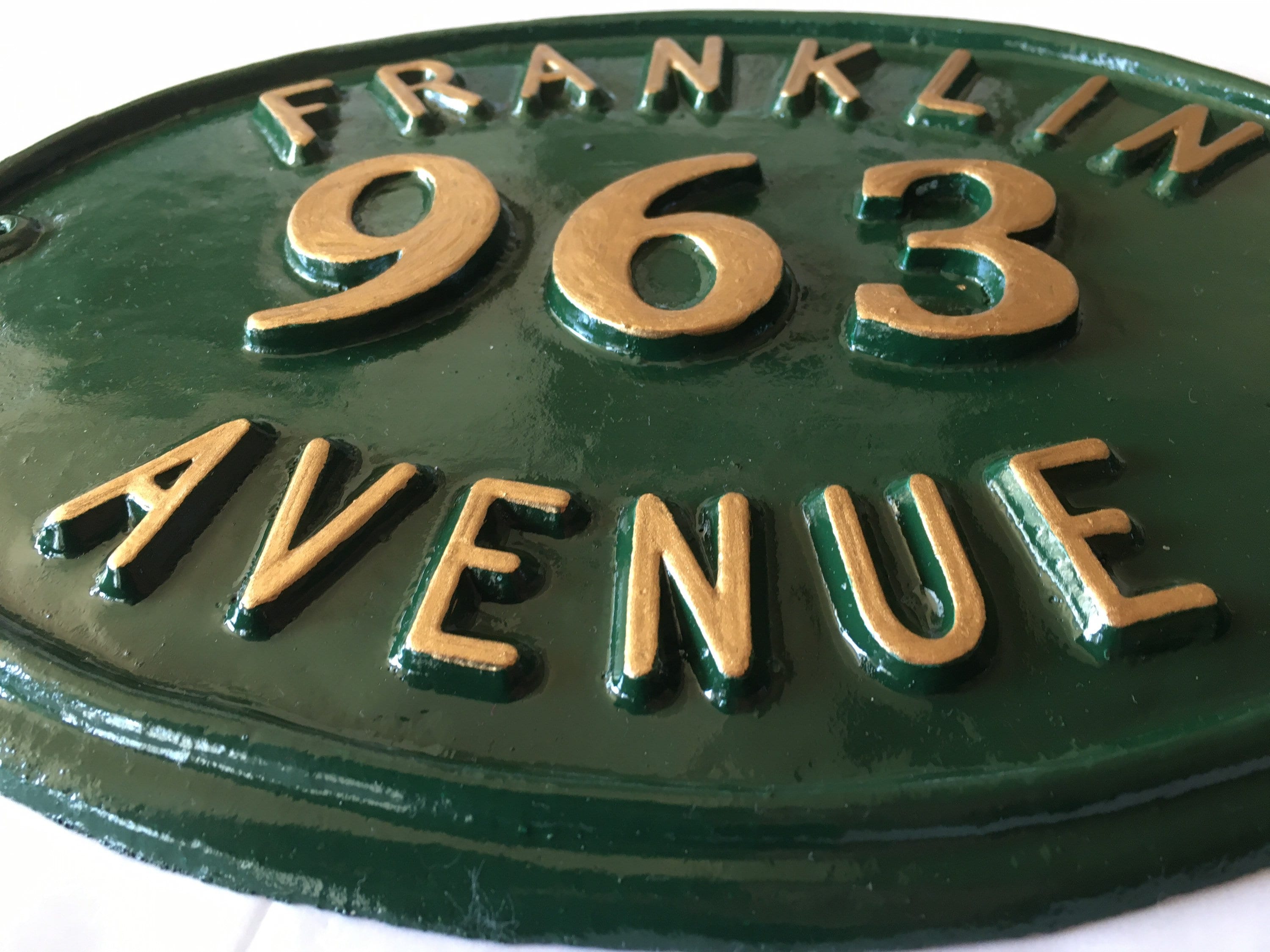 Colonial Style House Numbers Personalized House Number | Etsy Australia