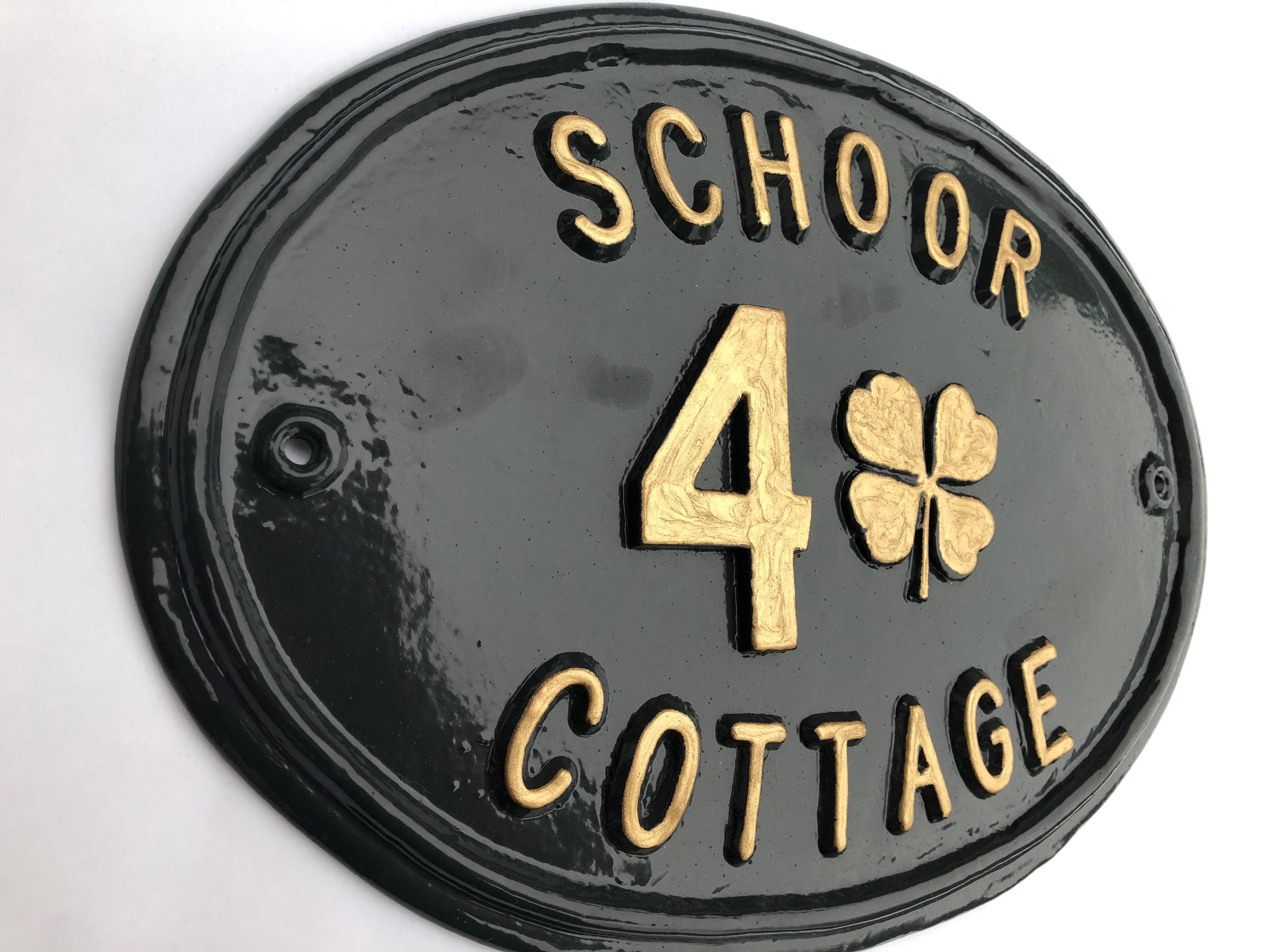 Colonial Style House Sign Personalized House Numbers Address - Etsy UK