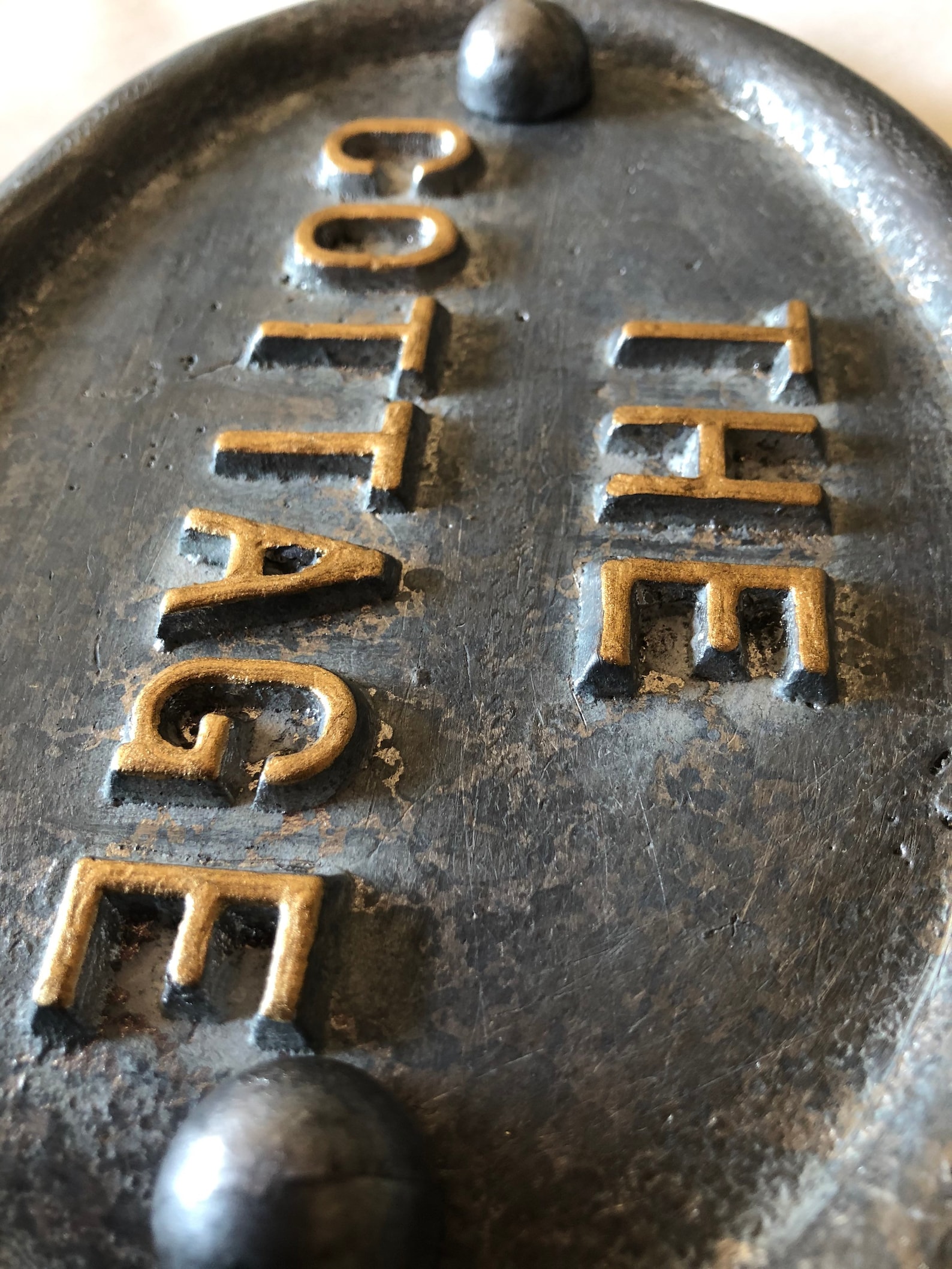 Vintage Traditional Cast Lead Address Sign House Sign House - Etsy UK