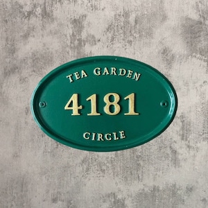 Address Plaque for House, Colonial Style Sign, Personalized Wedding ...