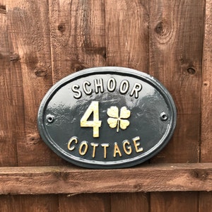 Colonial Style House Sign, Personalized House Numbers, Address Sign ...