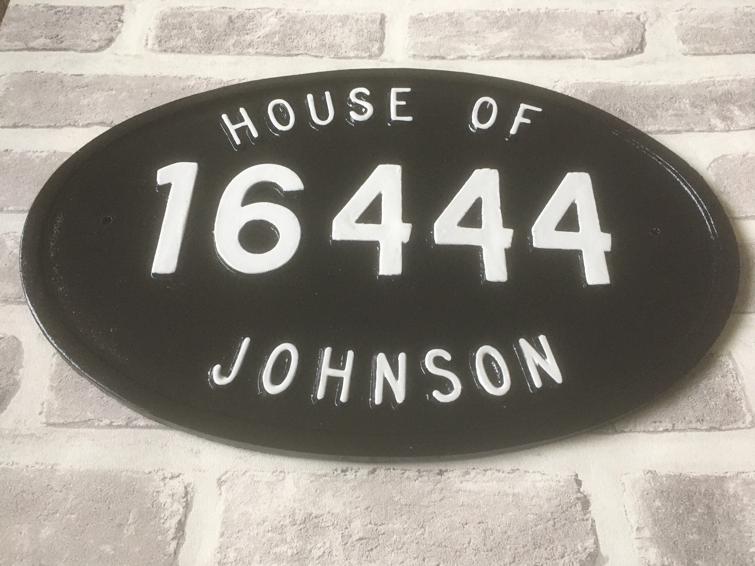 Address Plaque for House Colonial Style House Sign | Etsy