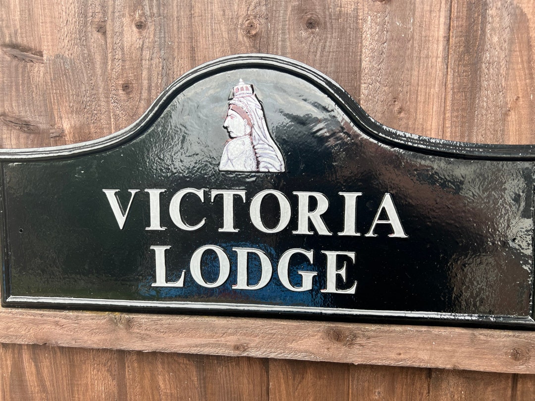 Edwardian /old Victorian Style English House Name Sign. Personalised ...