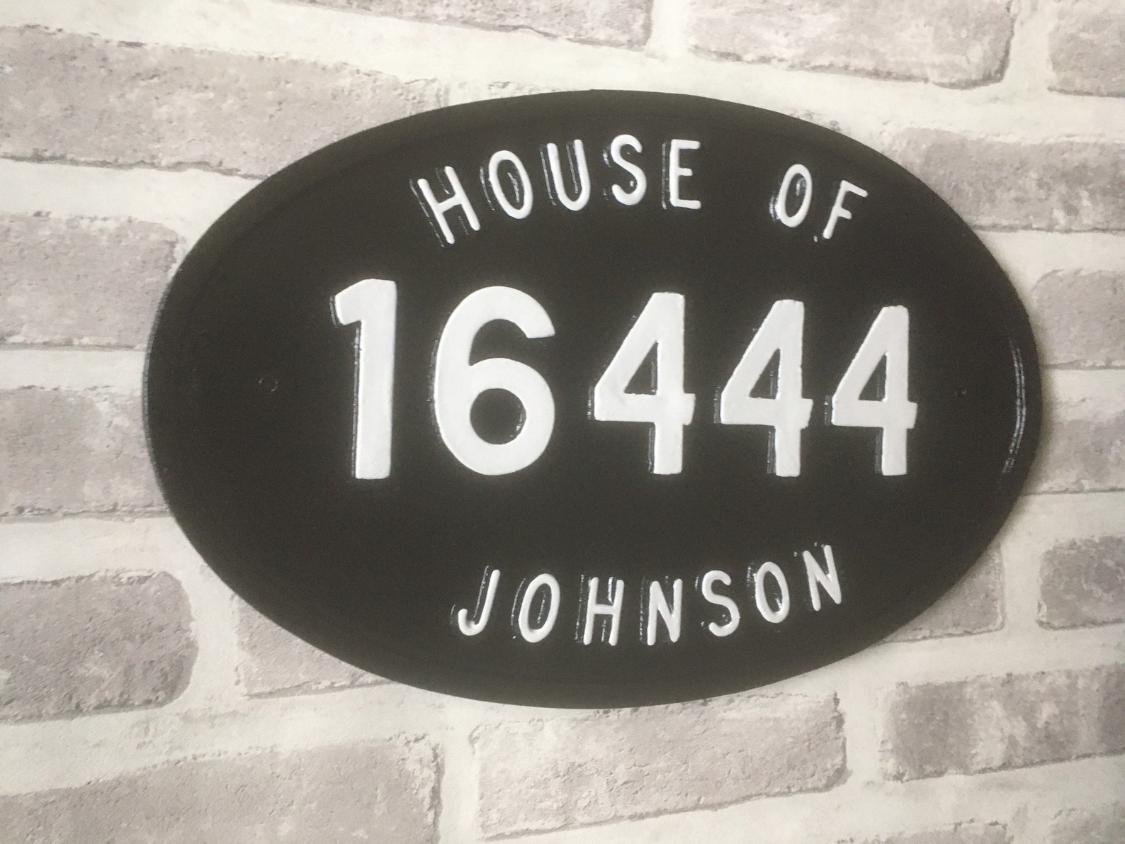 Address plaque for house colonial style house sign | Etsy