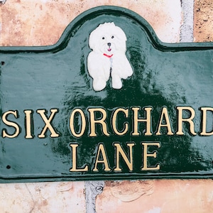 Colonial Style House Numbers, Personalized House Number Plaque, Address ...