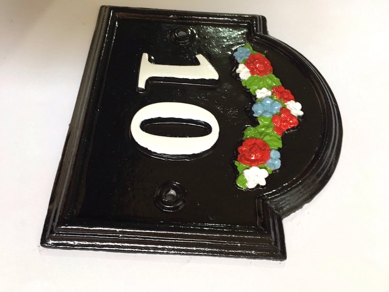 Traditional Vintage House Name Sign Address Number Plate | Etsy