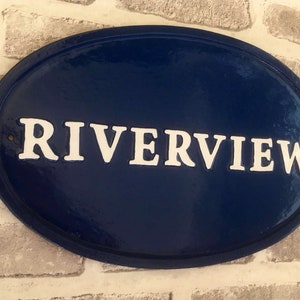 Address Plaque for House, Colonial Style House Sign, Personalized ...