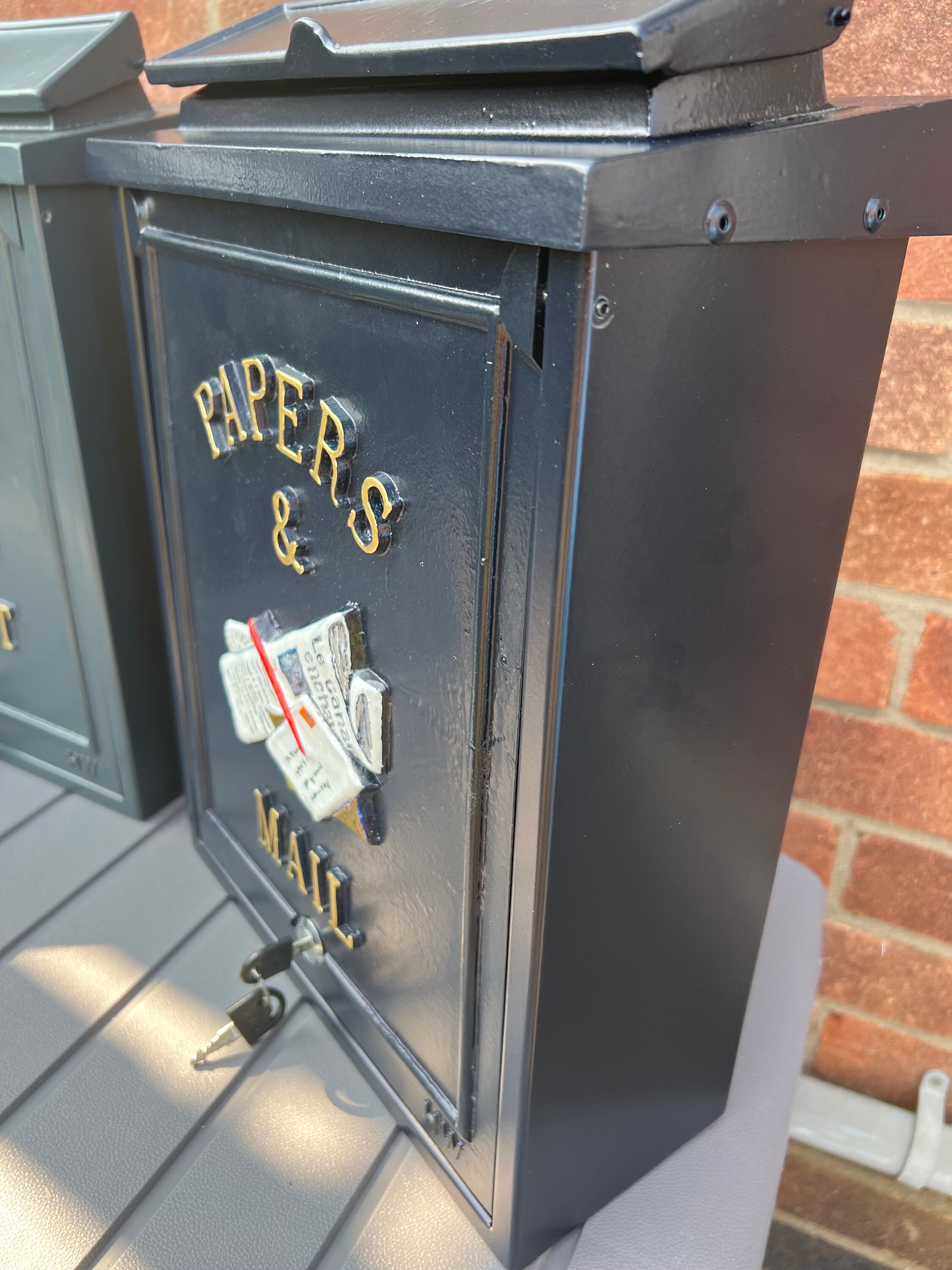 Designer Mail Box, Bespoke Custom Mailbox, Exclusive Postbox, Unique ...