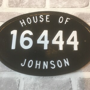 Address Plaque for House, Colonial Style House Sign, Personalized ...