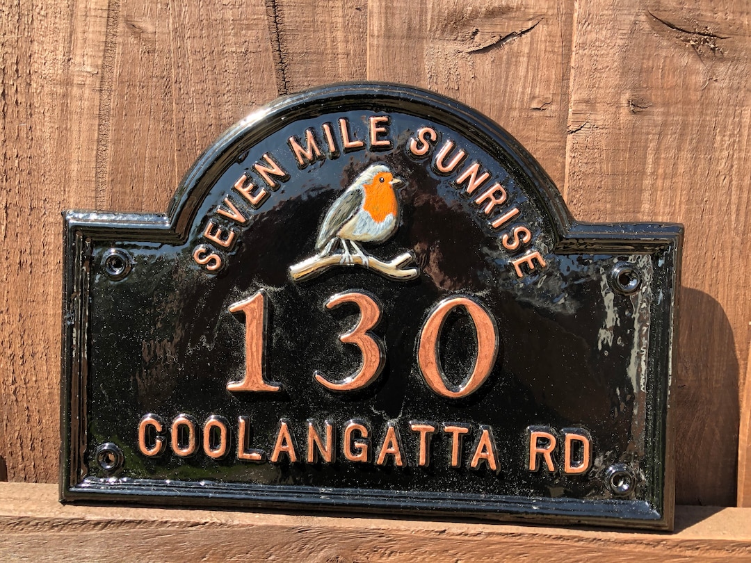 Edwardian /old Victorian Style English House Name Sign. Personalised ...