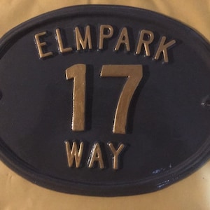 Handmade Colonial House Sign, Personalized Address Plaque - Etsy