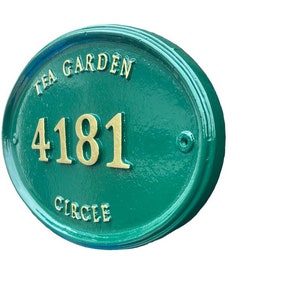 Address Plaque for House, Colonial Style Sign, Personalized Wedding ...