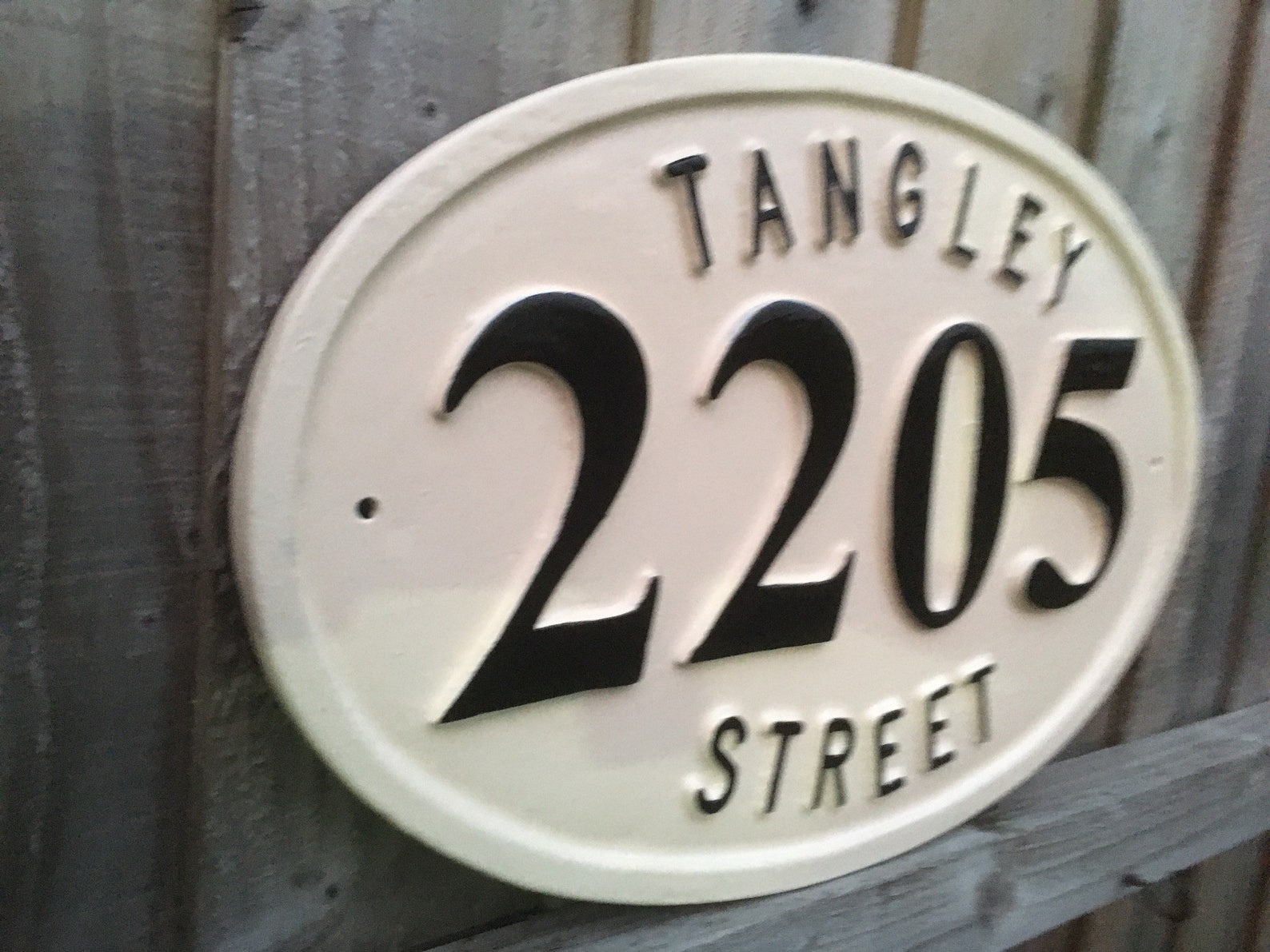 Large Address Plaque for House, Colonial Style House Sign, Personalized ...