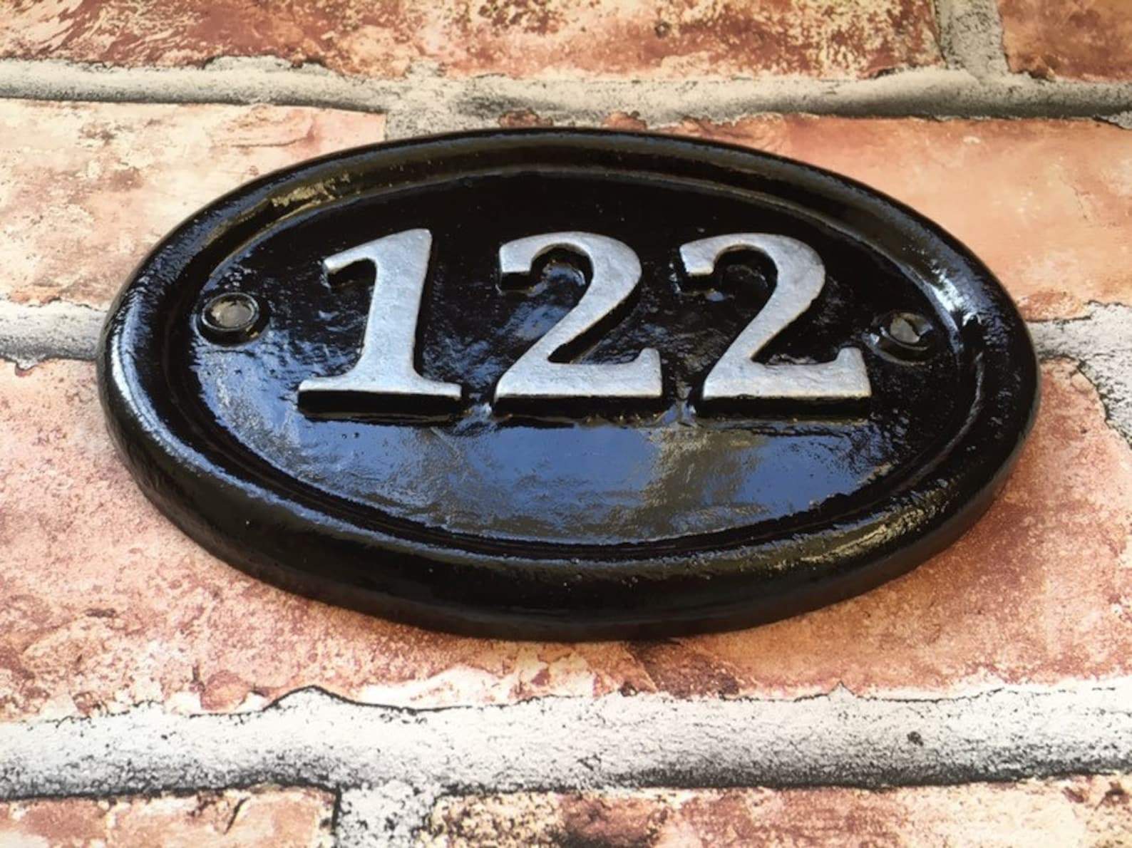 Vintage Address Sign, House Sign, House Number, Address Plaque, House ...