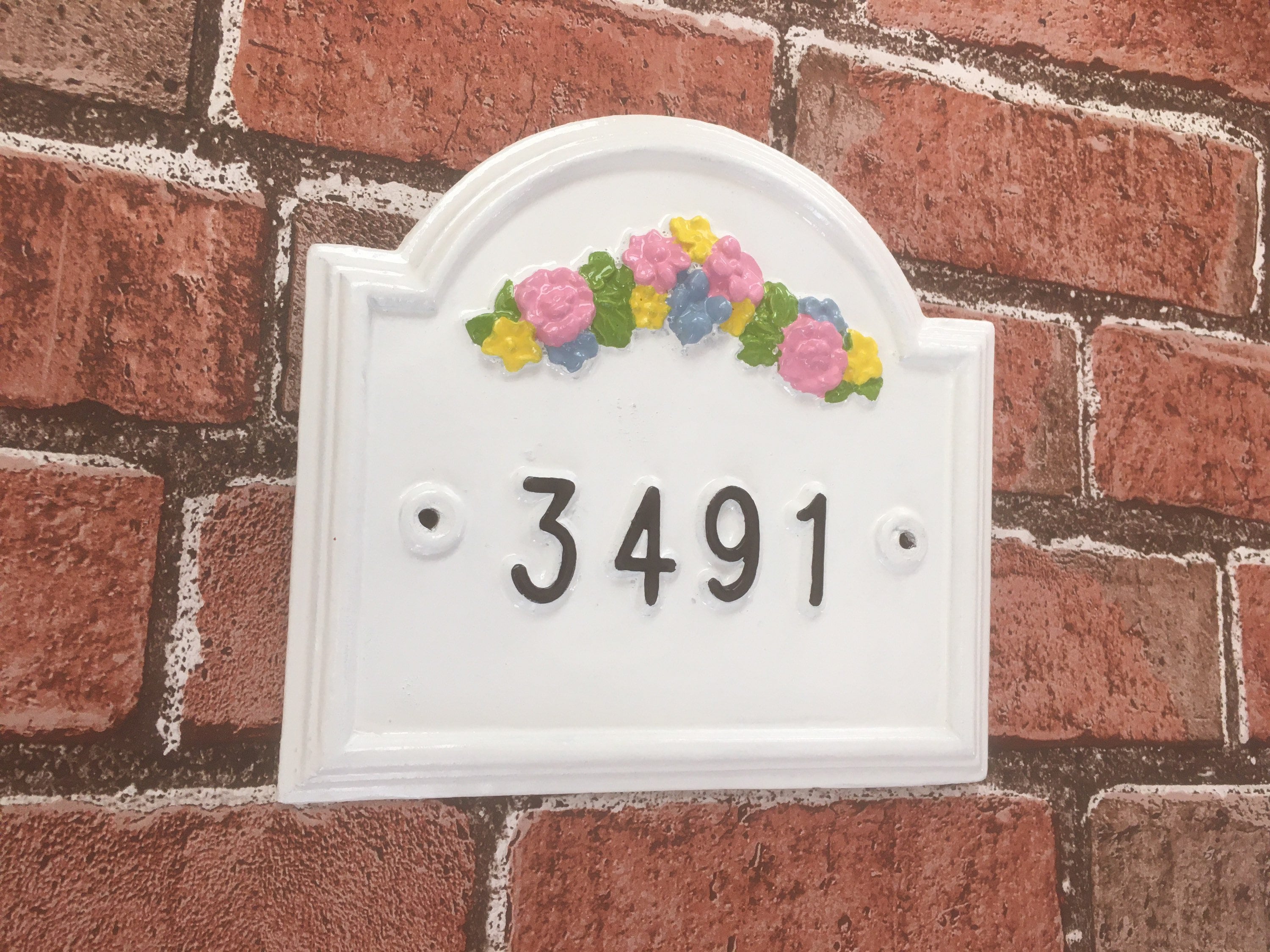 Vintage Traditional Address Sign House Sign House Number - Etsy UK