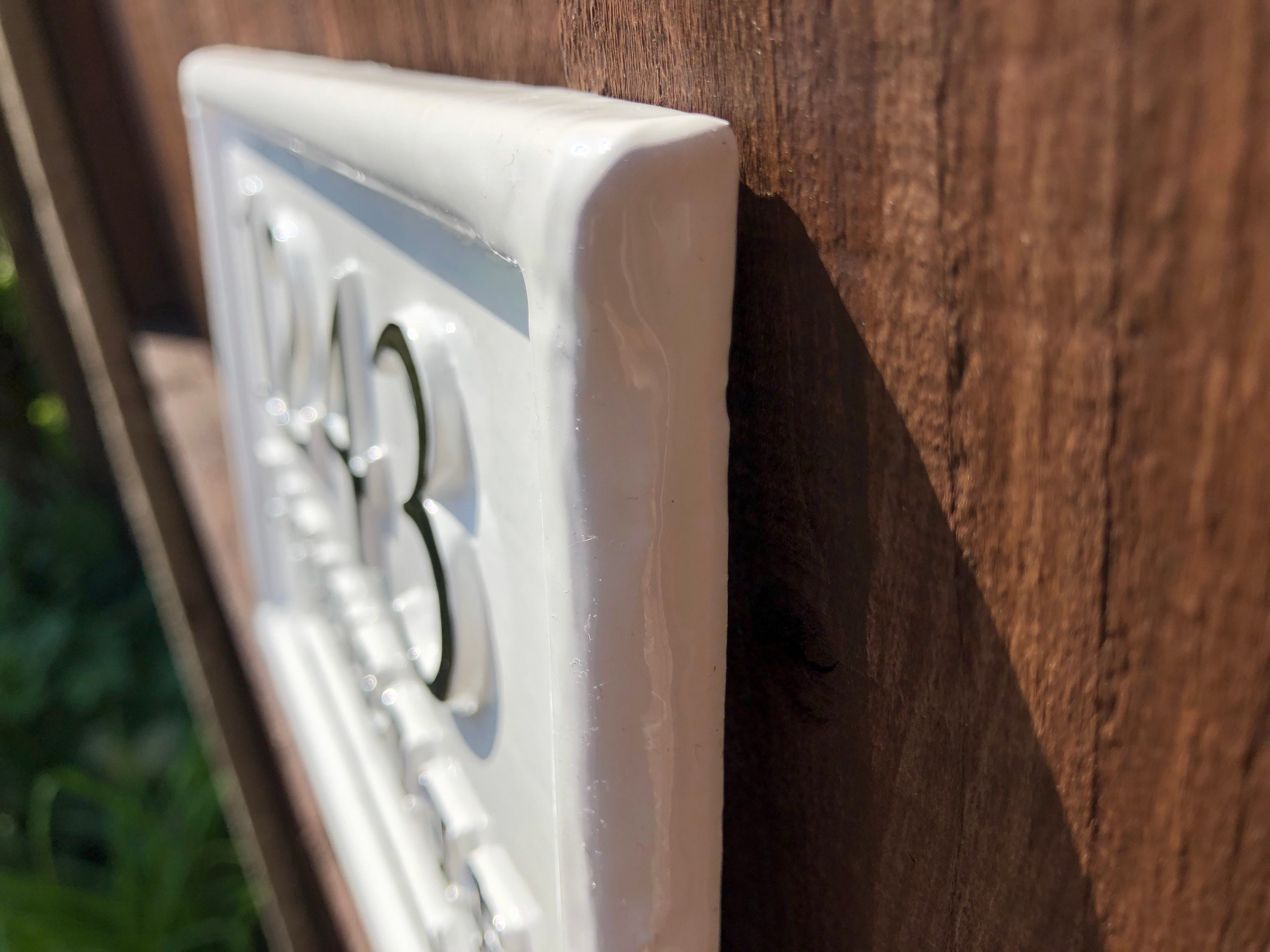 Victorian House Number Plaque Address Sign Cast Iron Nameplate - Etsy UK