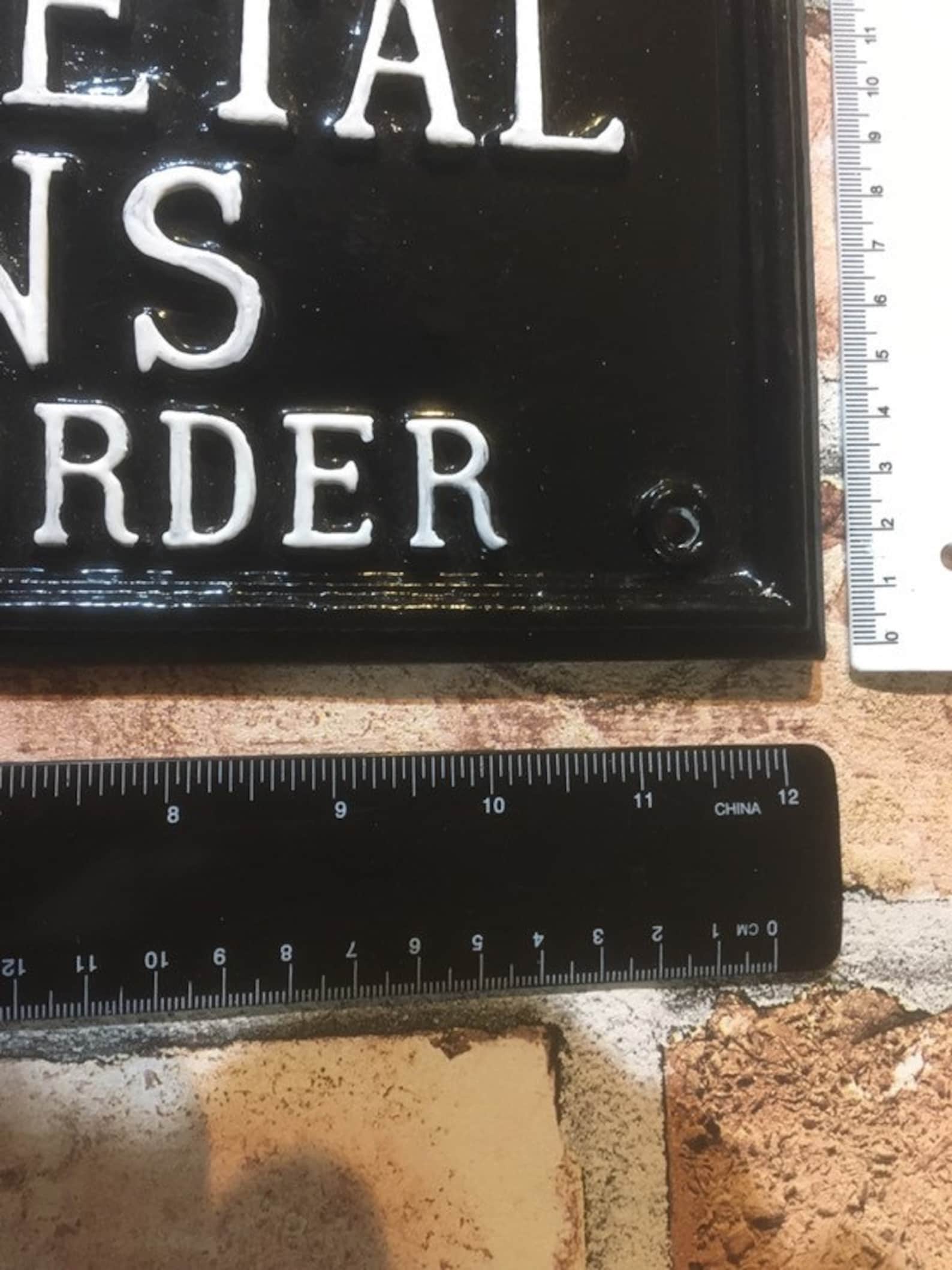 Vintage Traditional House Numbers Personalized House Number | Etsy UK