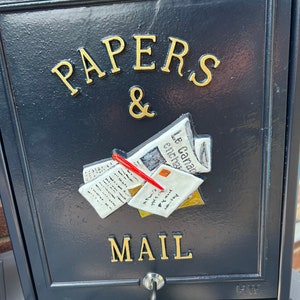 Designer Mail Box, Bespoke Custom Mailbox, Exclusive Postbox, Unique ...