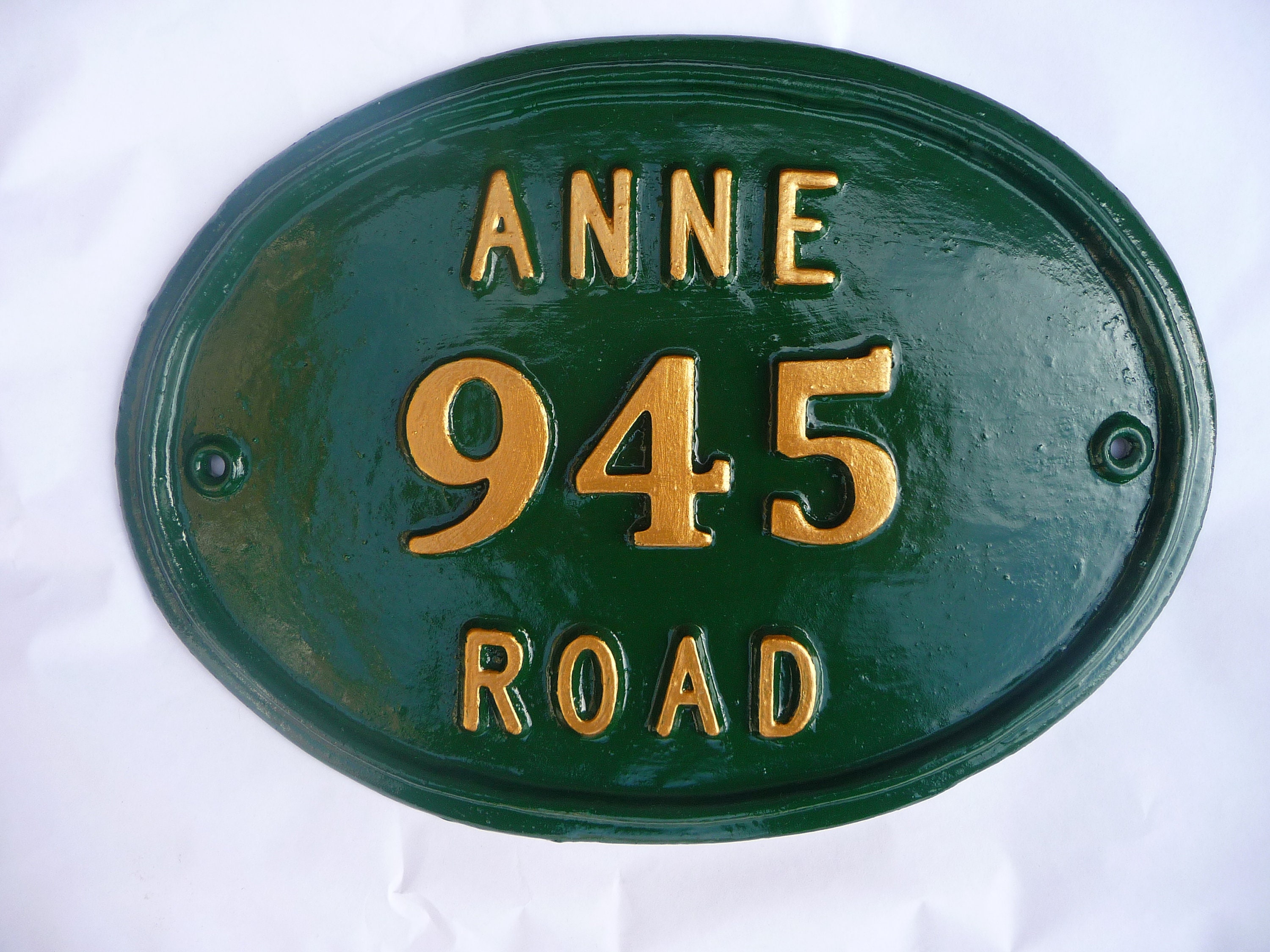 House Number Sign.colonial House Numbers Vintage Address | Etsy