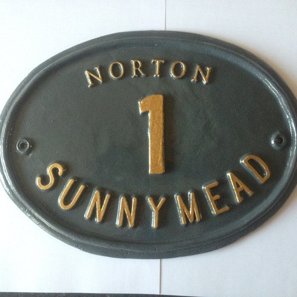 Colonial House Numbers - Etsy