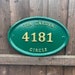 Address Plaque for House Colonial Style House Sign - Etsy