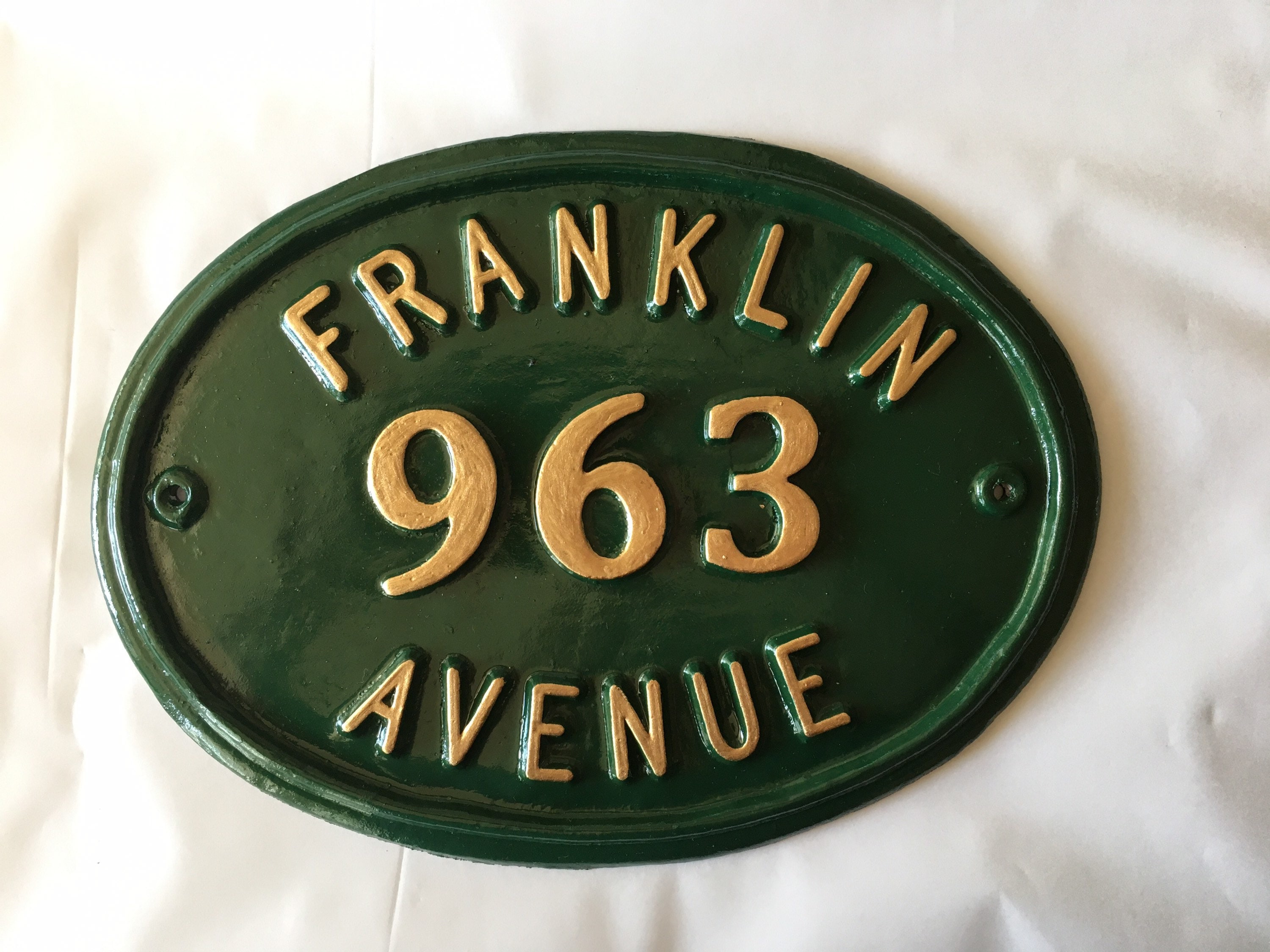 Colonial Style House Numbers Personalized House Number - Etsy Australia