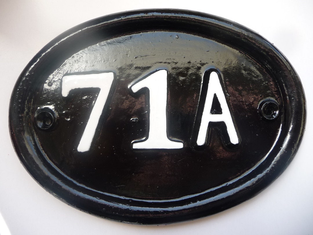 Vintage Address Sign, House Sign, House Number, Address Plaque, House ...