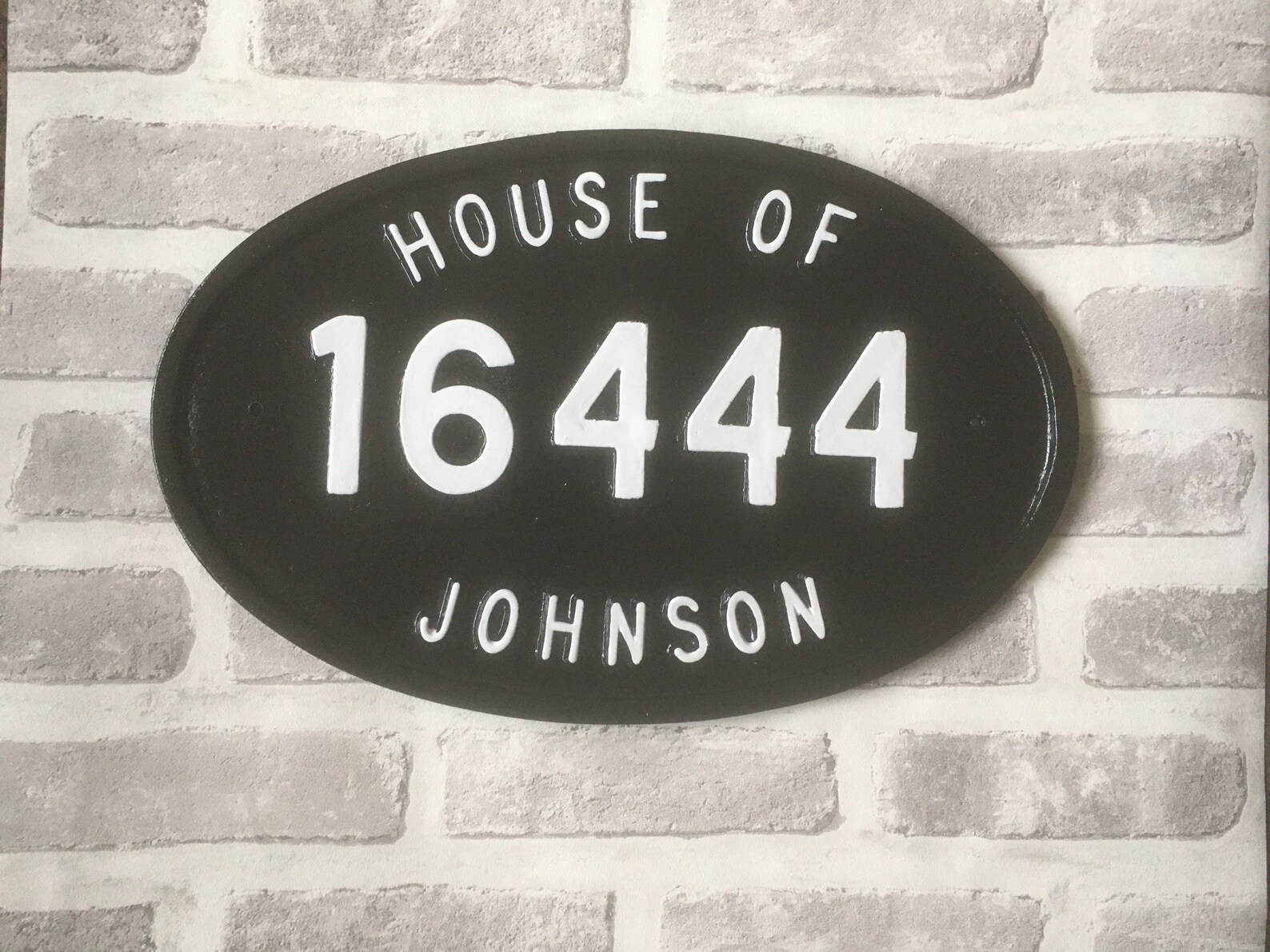 Address plaque for house colonial style house sign | Etsy