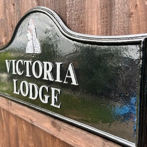 Edwardian /old Victorian Style English House Name Sign. Personalised ...