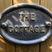 Vintage Traditional Cast Lead Address Sign, House Sign, House Number ...