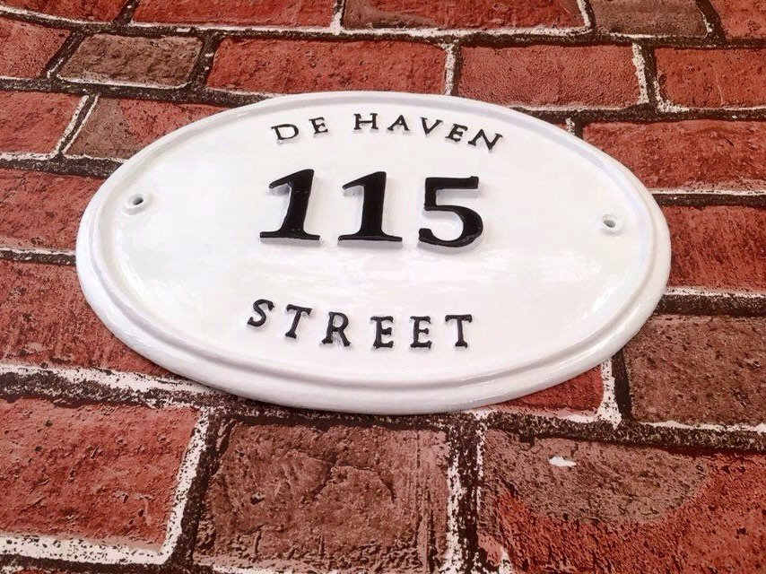 Colonial Style House Numbers Personalized House Number | Etsy Australia